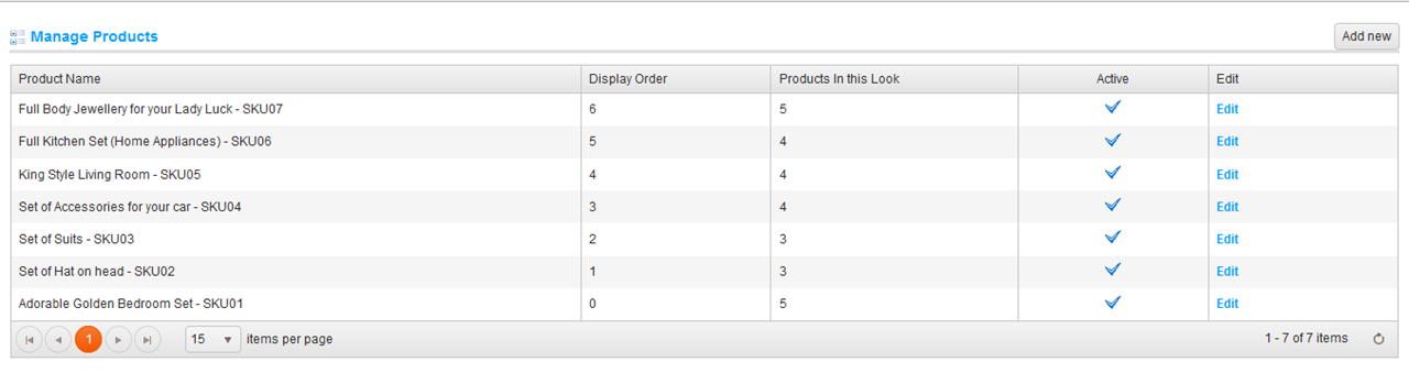 Shop By Look Plugin. Free and Premium nopCommerce theme, customization ...
