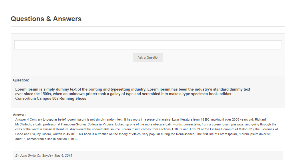 nopcommerce product question answer plugin. Free and Premium ...